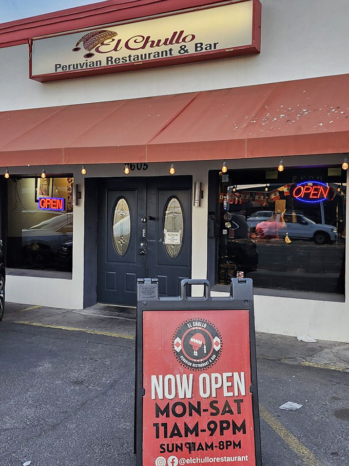 El Chullo's cozy storefront promises a journey to Peru through its incredible seafood specialties.