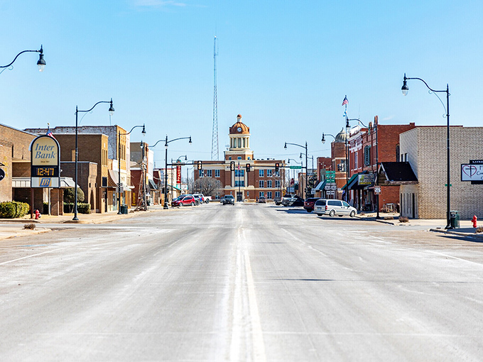 Elk City's Route 66 heritage shines through in this perfectly preserved downtown that celebrates America's highway history.