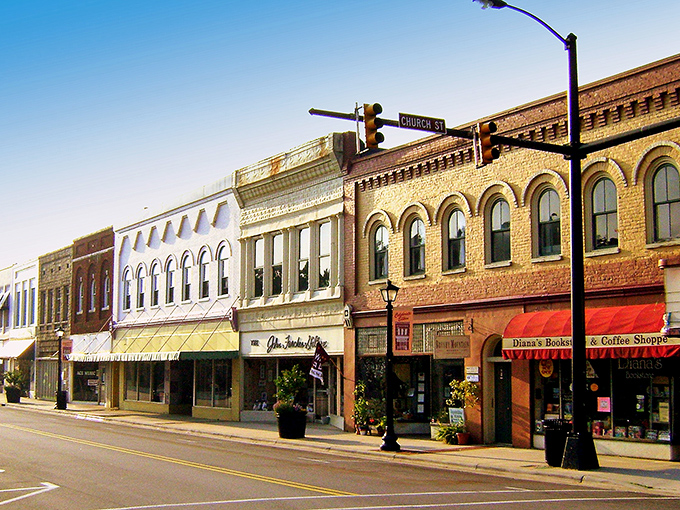 Elkin's historic charm flows like a gentle river through downtown's heart. 