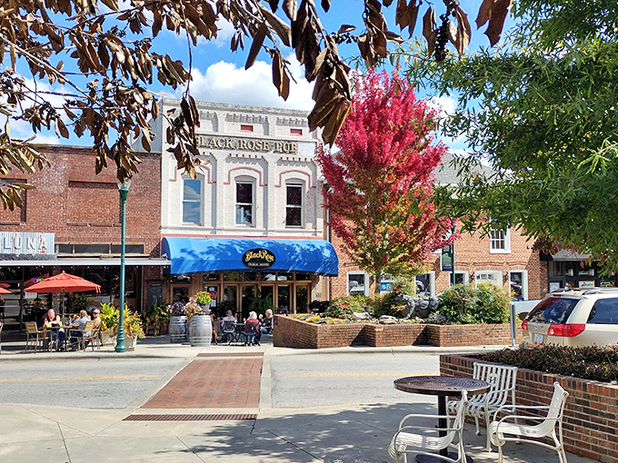 Hendersonville's Main Street beckons with that perfect small-town charm that makes your heart skip a beat.