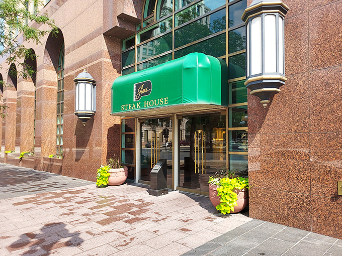 Jim's downtown location brings big-city steakhouse quality to Peoria's bustling business district with style.