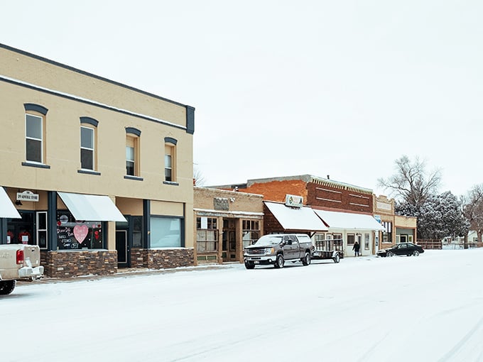 Kersey's snowy streets look like a Norman Rockwell painting with budget-friendly price tags.