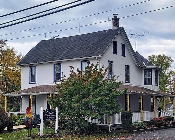Lettie's charming farmhouse exterior promises a chicken experience that's worth crossing the road for &ndash; repeatedly.