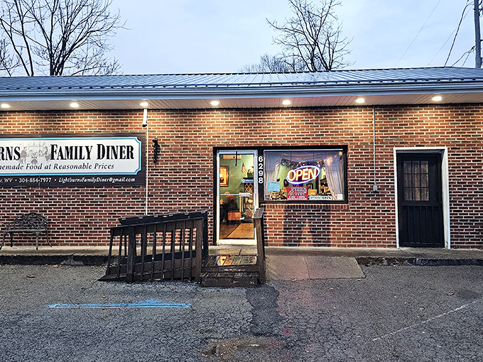 Lightburns Family Diner keeps it simple with brick and mortar. The kind of place where everybody knows your name and your breakfast order.