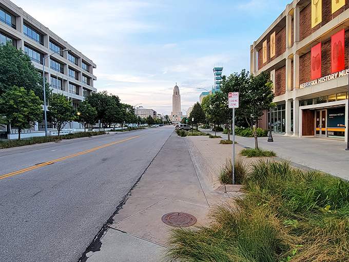 Lincoln&rsquo;s Centennial Mall draws your eyes straight to the iconic Capitol &mdash; Nebraska&rsquo;s own National Mall, just with fewer tourists.
