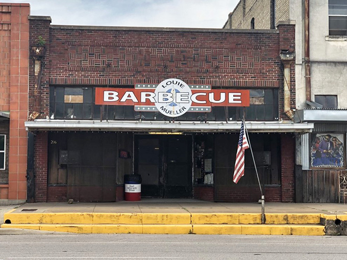 Louie Mueller's weathered brick walls have witnessed decades of perfect brisket being born.