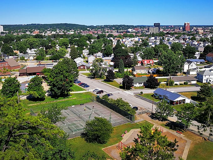 Manchester's urban landscape hides surprisingly affordable gems among its busy streets and neighborhoods below.