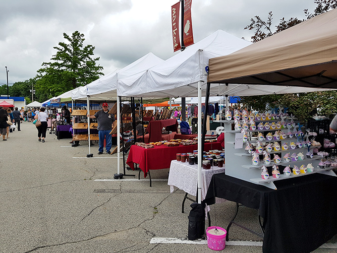 Market at the Square transforms Urbana's streets into rivers of commerce, flowing with everything from antiques to zucchini.