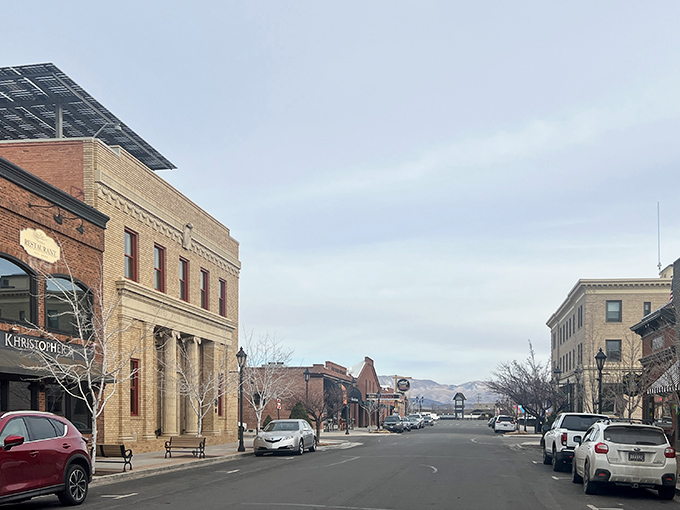 Minden's well-planned downtown features brick buildings and wide streets originally designed for turning ox-teams, now perfect for leisurely strolls.