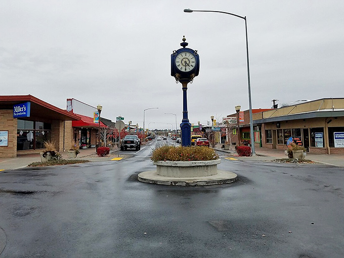 Moses Lake's main street stretches like a warm handshake, welcoming visitors to genuine small-town savings.