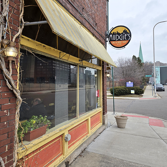 Ivy-covered brick walls house sandwich artistry that transforms simple ingredients into pure neighborhood magic.