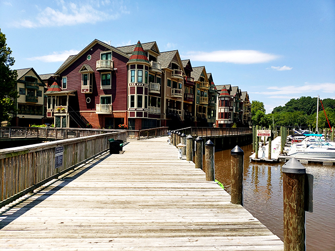 Antique shops and river views create the perfect recipe for a day trip destination. 