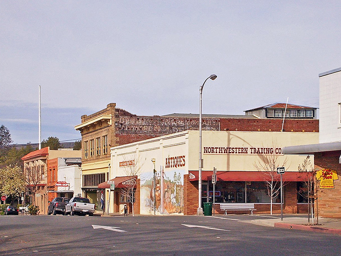 Oroville's historic downtown showcases brick buildings that house businesses still committed to honest, old-fashioned pricing principles.