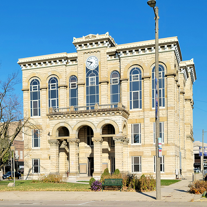 Ottawa's historic library building showcases the architectural ambition of a bygone era, when even small towns built with grandeur.