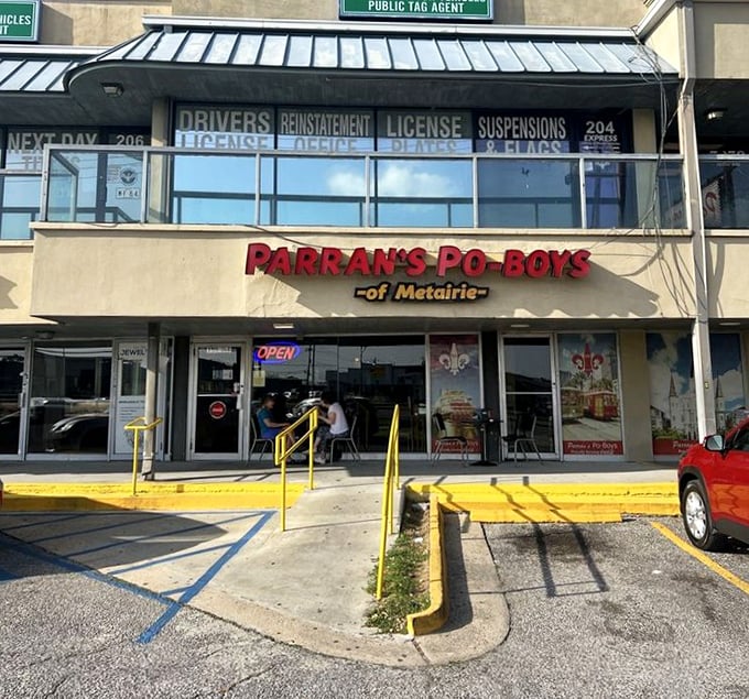 Strip mall magic happens here where po-boy perfection meets neighborhood charm and friendly service.