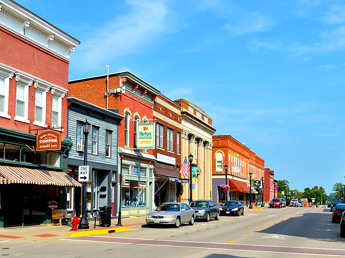 Platteville's brick-lined downtown district offers the perfect blend of college town culture and retirement-friendly prices.