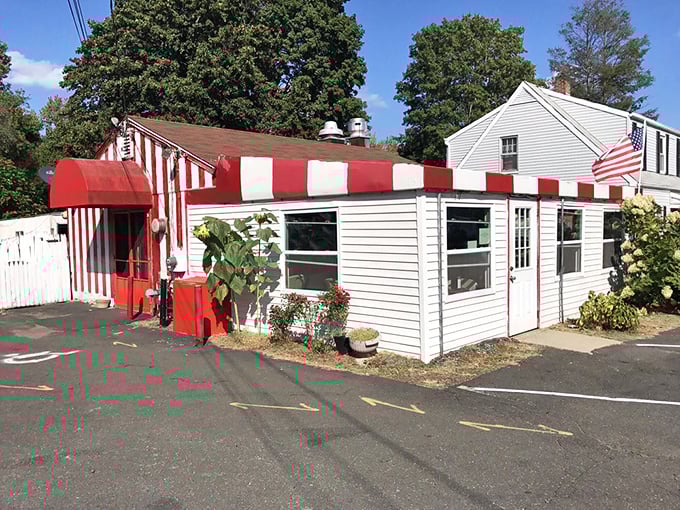 Red and white stripes never go out of style, especially when they promise classic American comfort.