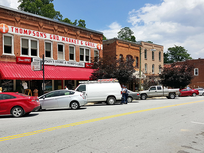 Saluda's vintage storefronts transport you to simpler times&mdash;just add an ice-cold bottle of Coca-Cola for the full effect.