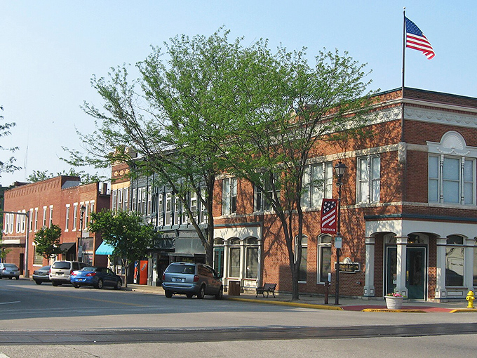 Seymour's historic downtown invites window shopping that can become actual shopping when your dollar stretches this far.