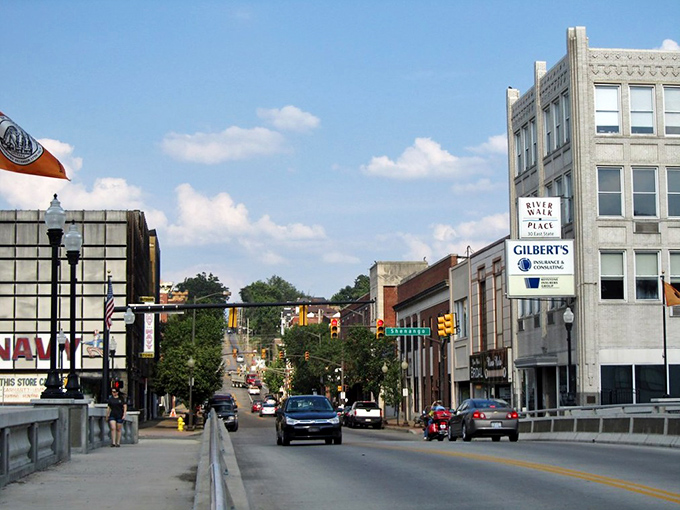 Sharon's downtown wears its history like a comfortable sweater - familiar and reassuring.