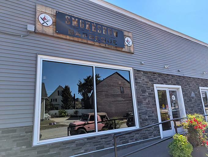 Smokeshow Barbeque's modern exterior might surprise BBQ purists, but the smoke ring inside tells the real story.