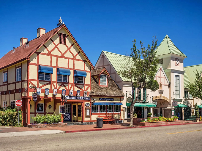 Solvang's Danish-inspired architecture makes you feel like you've crossed the Atlantic without the jet lag. Those windmills aren't just for show!