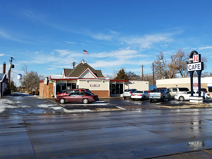 Locals and travelers alike enjoy a cozy meal at J and L Cafe in Sterling, where friendly smiles and comfort food shine.