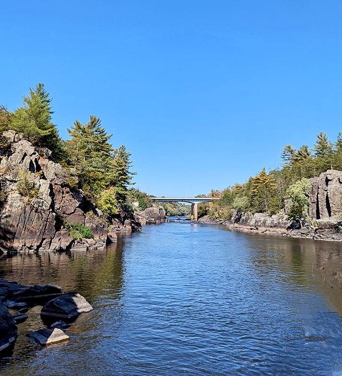 Taylors Falls' St. Croix gorge proves that water and time create the most stunning artwork.