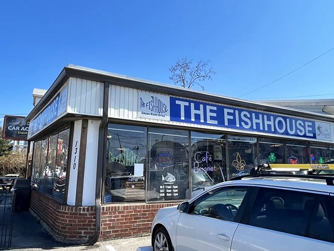 The Fish House's straightforward storefront belies the Cajun seafood magic happening inside this Louisville institution.