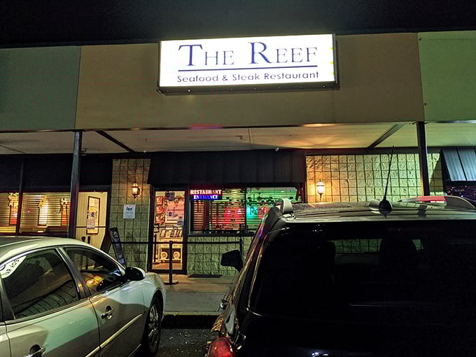 Don't let the modest storefront fool you &ndash; The Reef's seafood treasures are hiding in plain sight.