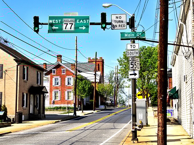 Mountains embrace this charming town where Main Street offers everything you need and nothing you don't really want anyway.