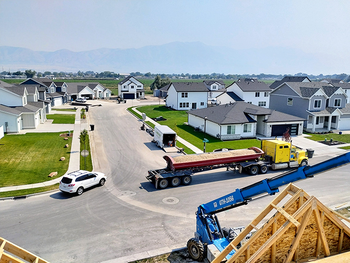Mountain backdrops frame a town where scenic beauty comes standard but high costs don't.