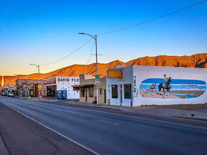 Truth or Consequences' colorful murals and storefronts create an artistic oasis in the New Mexico desert.