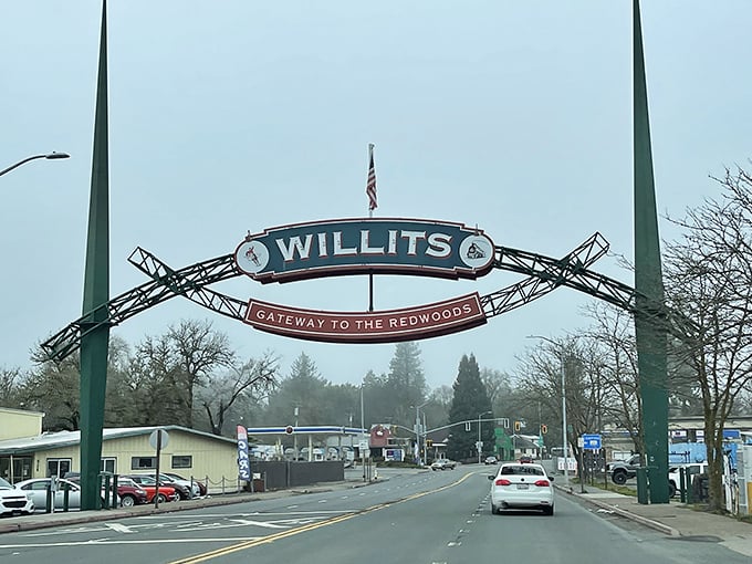 Willits welcomes you with its iconic arch&mdash;the gateway to both redwoods and retirement dollars that stretch surprisingly far.