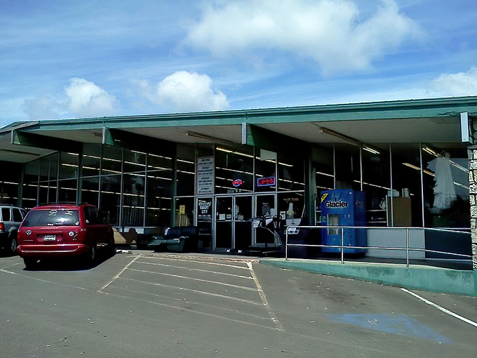 That green exterior houses everything hardworking coastal families need at prices they'll love.