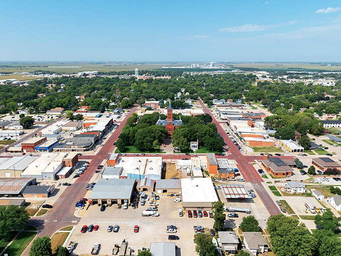 From above, Aurora reveals its secret weapon for retirees&mdash;affordable neighborhoods nestled among trees that change with seasons, not prices.