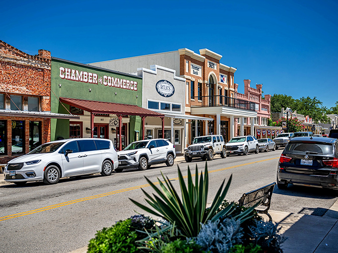 The historic buildings of Bastrop stand like sentinels of simpler times, when shopping local wasn't a movement&mdash;it was just shopping.