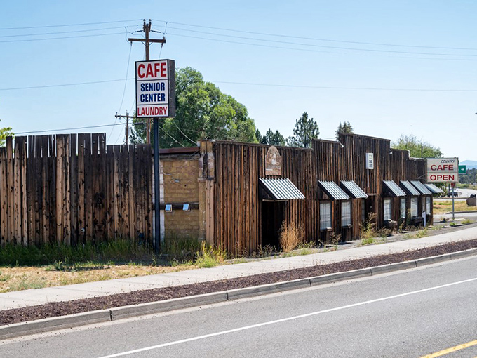 Highway cafes serve as community centers where locals gather to share news and homemade pie.