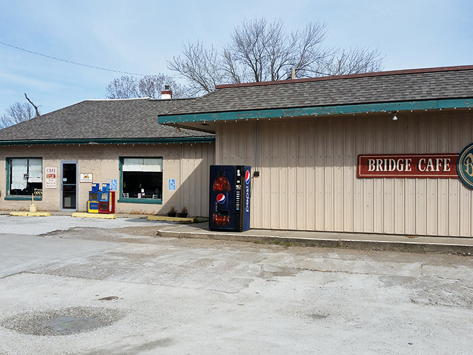 No-nonsense exterior, extraordinary flavors inside – Bridge Cafe is the Clark Kent of Iowa's dining scene.