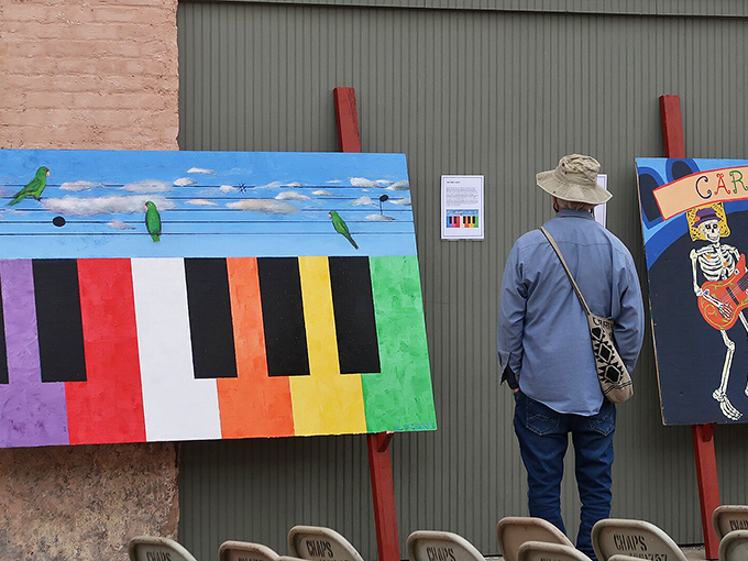 Art installations like these prove that creativity thrives everywhere - even in the most unexpected places.