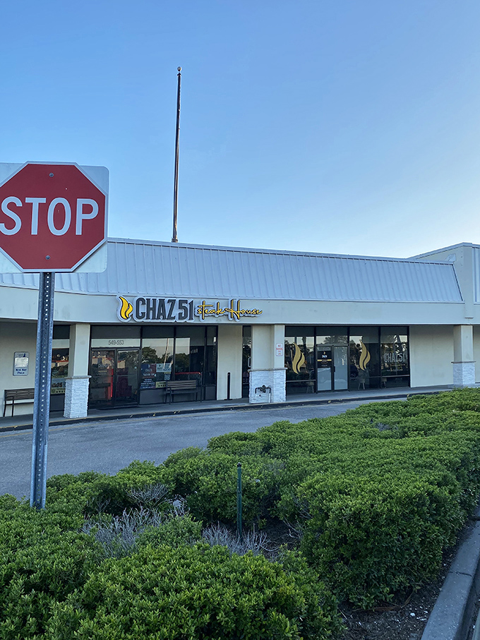 That stop sign is trying to tell you something &ndash; halt whatever plans you had and get yourself some serious steak satisfaction.