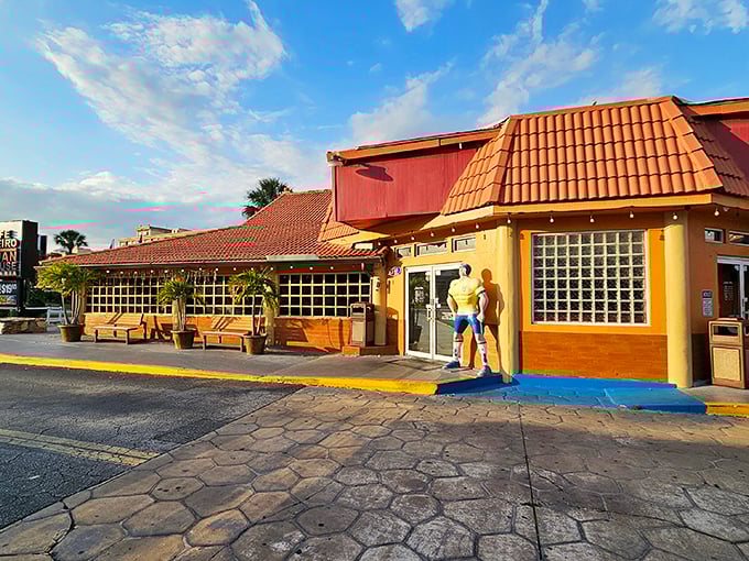 When the building itself looks this festive, imagine the carnival of flavors waiting inside for adventurous diners.