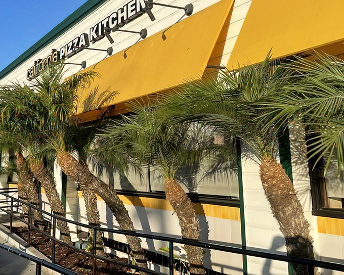 Long Beach location where creative pizza combinations meet oceanside vibes - California dreaming on a plate.