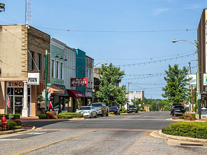 This tree-shaded square invites you to slow down and remember when life moved at conversation speed. 