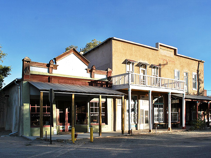 The weathered storefronts of Cerrillos tell stories of boom and bust, where modern artists now mine for inspiration instead of turquoise.