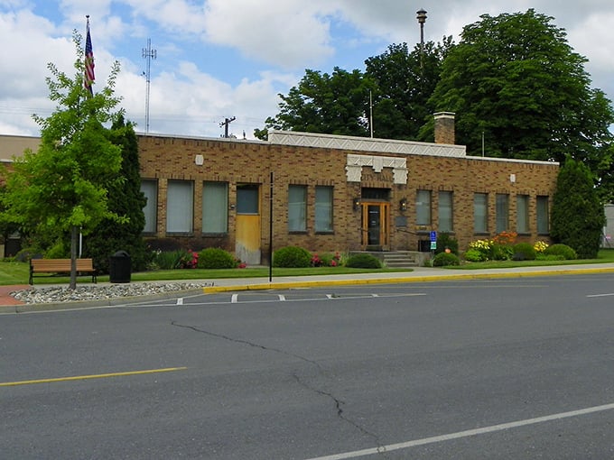 The brick architecture of downtown Colville stands solid like the town's commitment to fair prices.