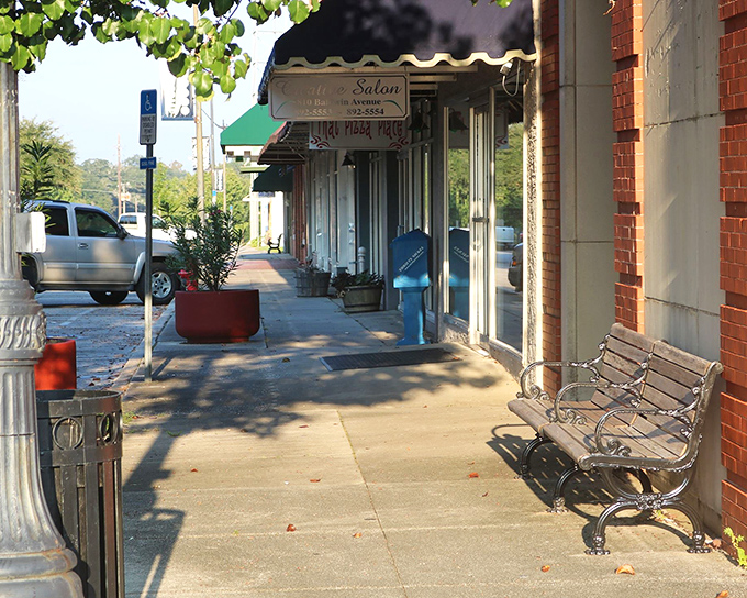 The kind of small-town sidewalk where you'll get a "hello" from strangers who might become friends by lunchtime.