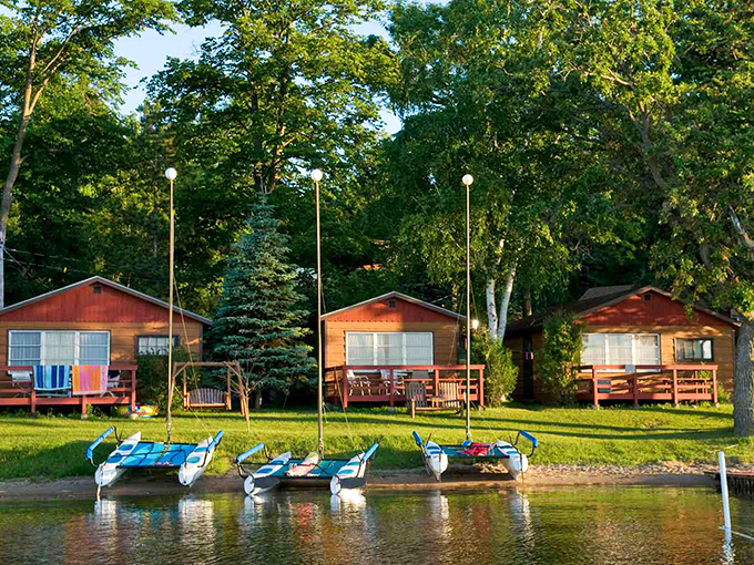 The waters around Detroit Lakes create a playground for boaters and anglers, where "rush hour" means getting to your favorite fishing spot before someone else.