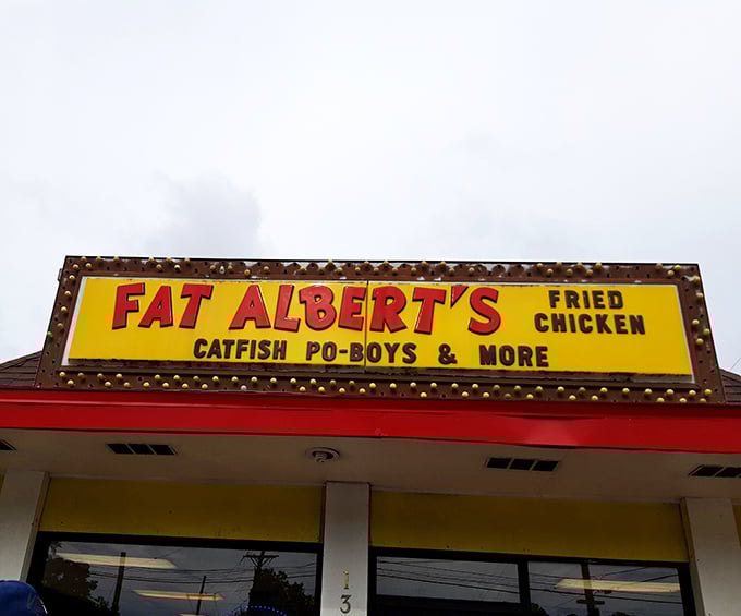 The sign might be simple, but the message is clear &ndash; this is serious chicken business, no frills required.