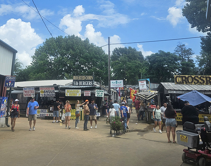 Massive outdoor events like this transform entire towns into treasure hunting destinations worth planning around.